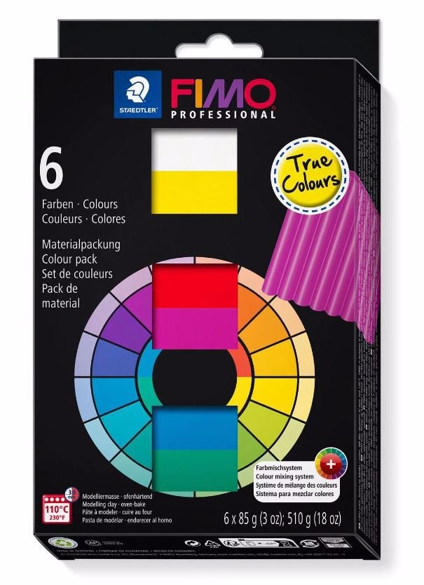 Fimo - Professional - True Colours Sampak - Diy - Gavlhuset