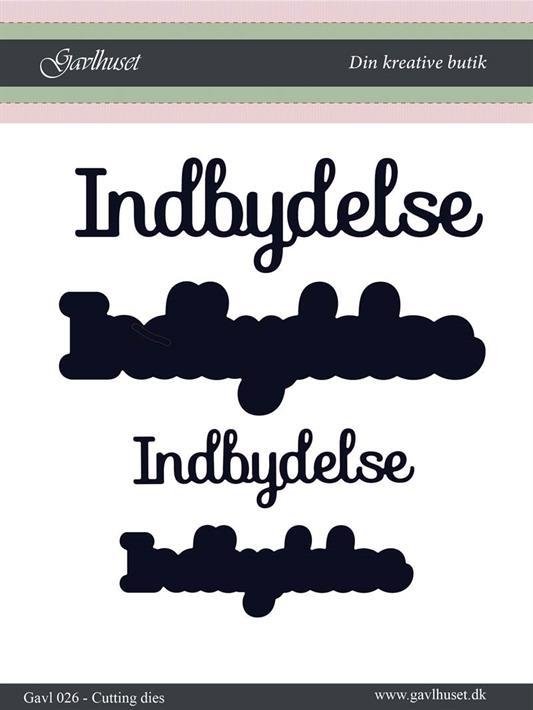 Gavlhusets Design - Die - Indbydelse - Gavl026 | Gavlhuset