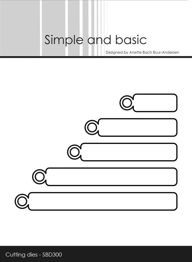 Simple and Basic - Die - Banners - Kort & Scrap - Gavlhuset