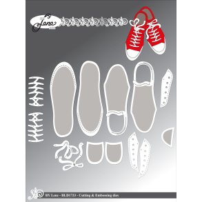 By Lene Design danske dies, papir og pynt til kort og scrap