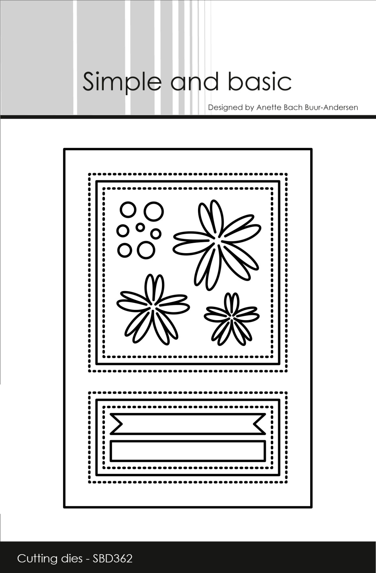 Simple and Basic - Die - A7 - Ramme #1 - Kort & Scrap - Gavlhuset