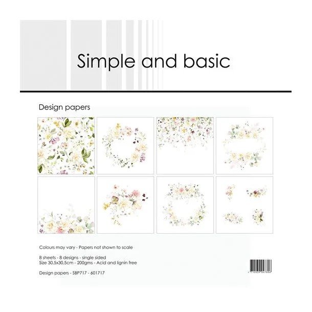 Simple and Basic - Blok 12" - Spring Feelings - Kort & Scrap - Gavlhuset